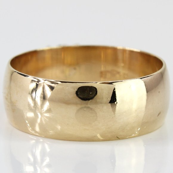 Jewelry | Vintage 1k Yellow Gold Solitaire Mine Cut Diamond Engagement ...